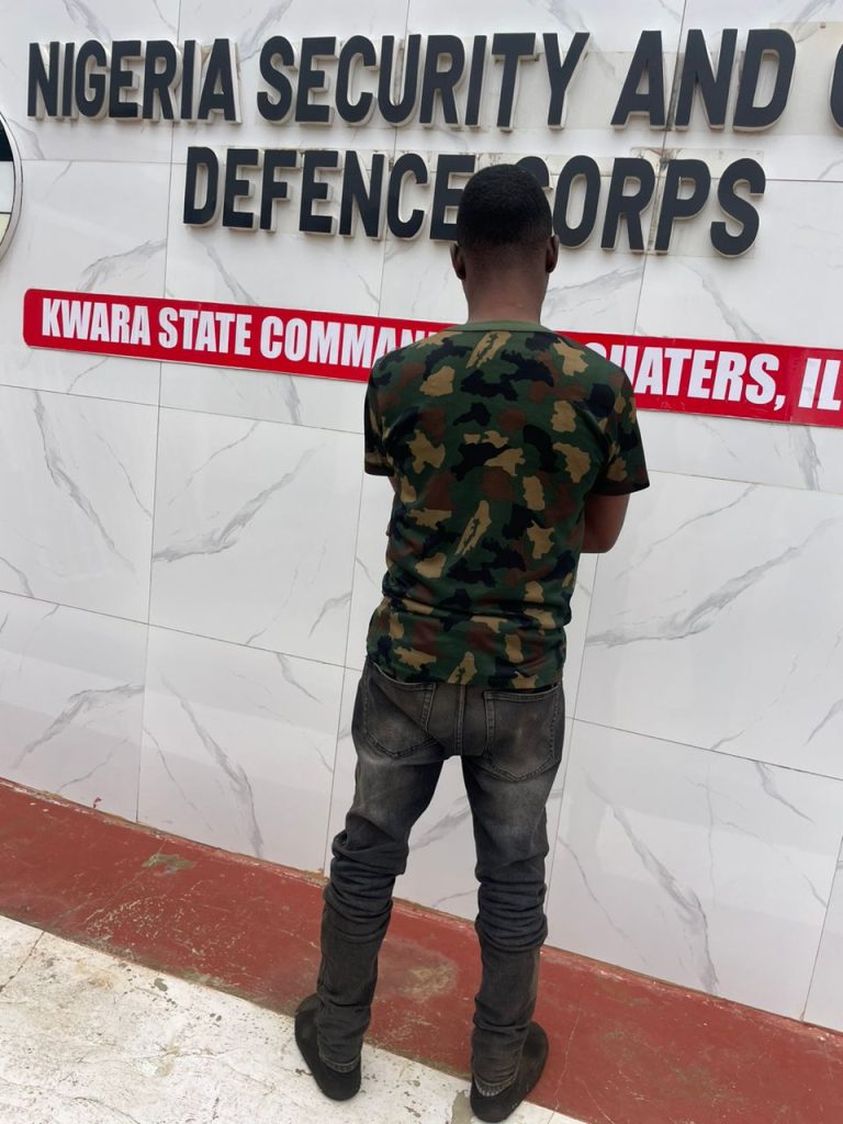 Kwara: NSCDC arrests a man for alleged fraud, impersonation - The ...